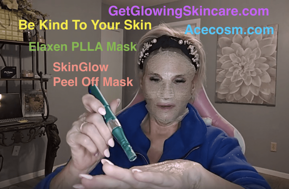 Elaxen PLLA Mask and Stayve Medisco SkinGlow Peel Off Mask - DIY55