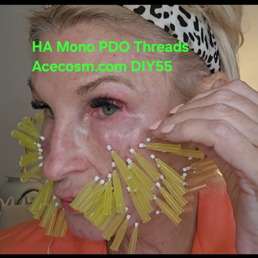 Face Lift with HA PDO Mono Threads - DIY55