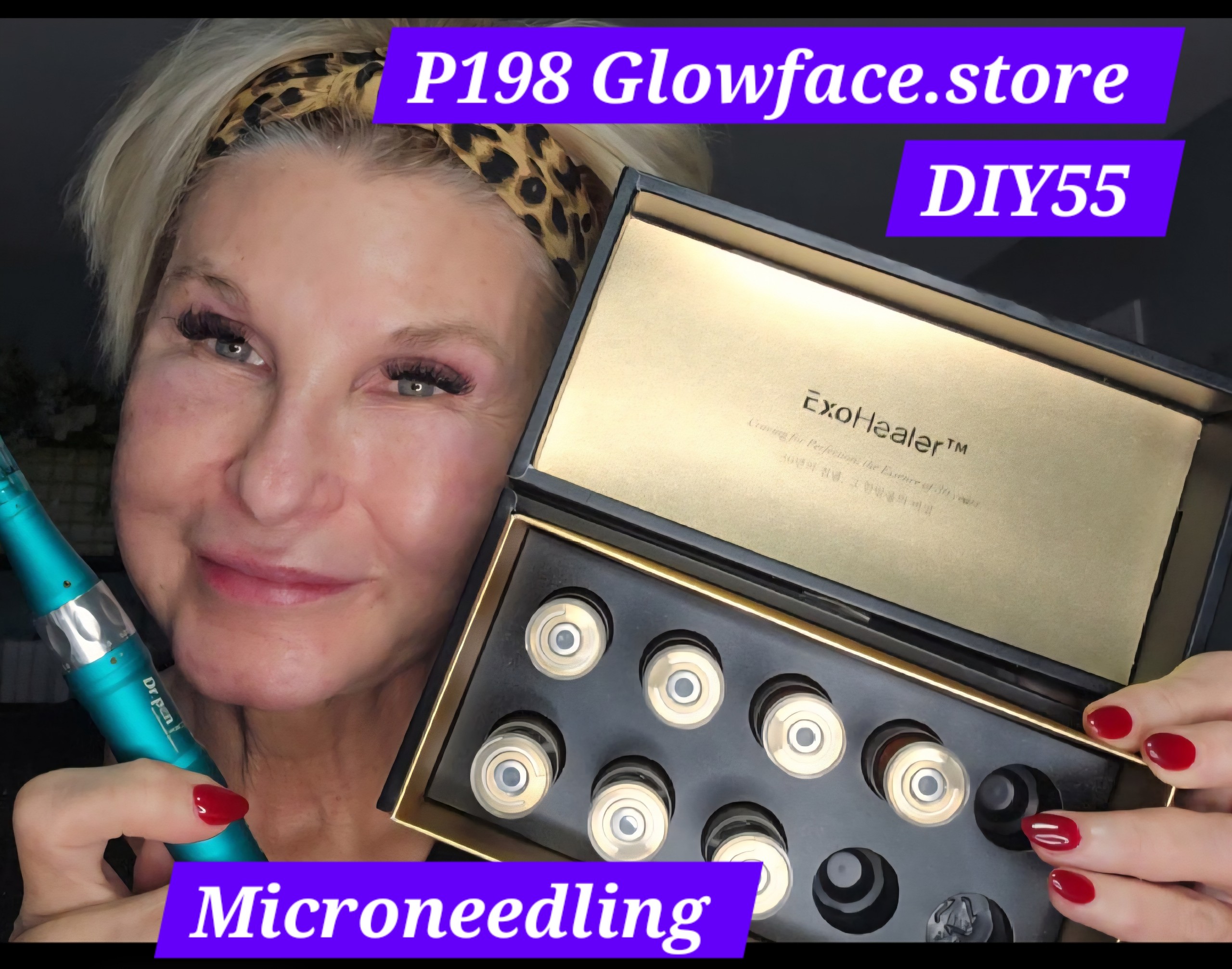 Beginner Microneedling with P198 Exosomes - DIY55